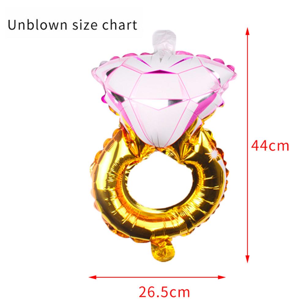 Diamond Ring Foil Balloon Big Inflatable For Engagement Wedding Party ...