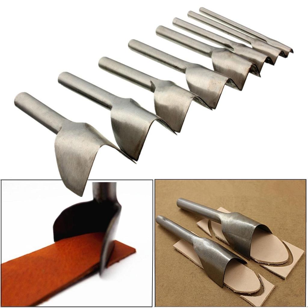 Leather Craft Half-Round Cutter Punch Strap Belt Wallet 10/15/20/25/30 ...