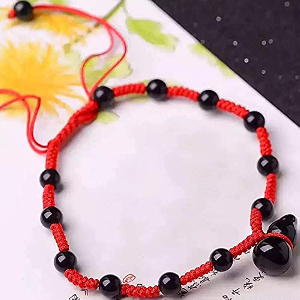 Satın alın Handmade Rope Woven Feng Shui Bracelet Black Wu Lou Charm ...