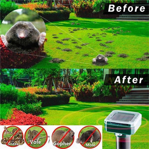 Cheap Ultrasonic Solar Pest Repeller Motion Sensor Repellent Waterproof ...