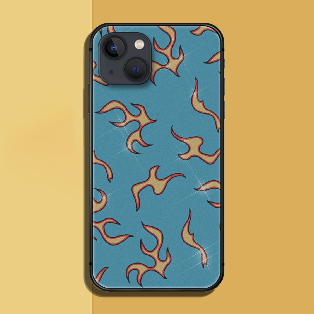 Buy Fashion Artistic Fire Phone Case Cover Cell For Iphone Samsung ...