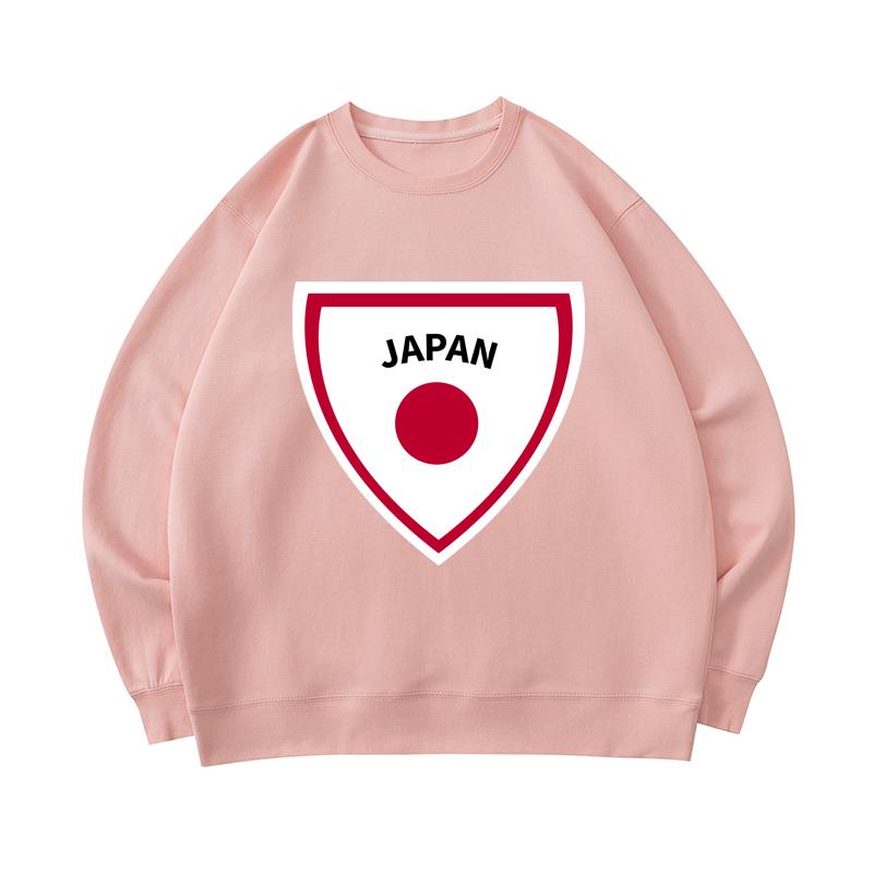 Kaufe Men's 300 GSM 100% Cotton Sweatshirt Japan Shield Flag Print ...