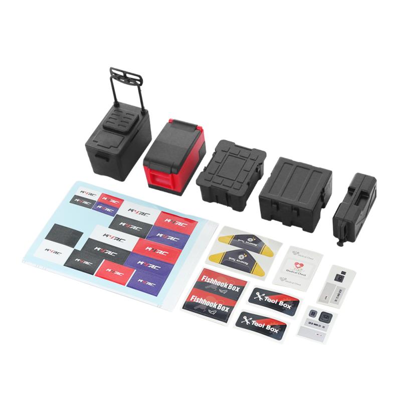 Buy Storage Box Decoration Tool Set for 1/10 TRX4 SCX10 Climbing Car ...