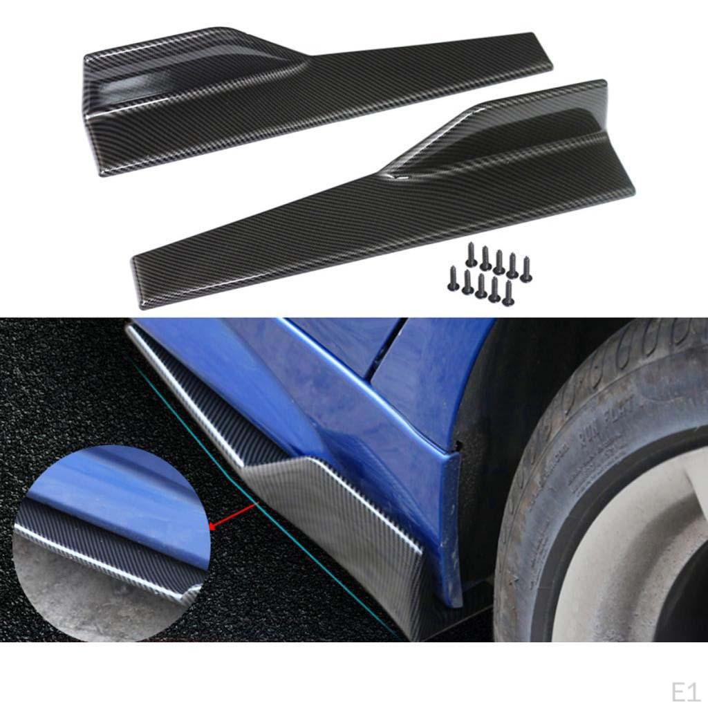 Cheap 2pcs 45cm Car Sedan Side Skirts Strake Extension Splitter ...