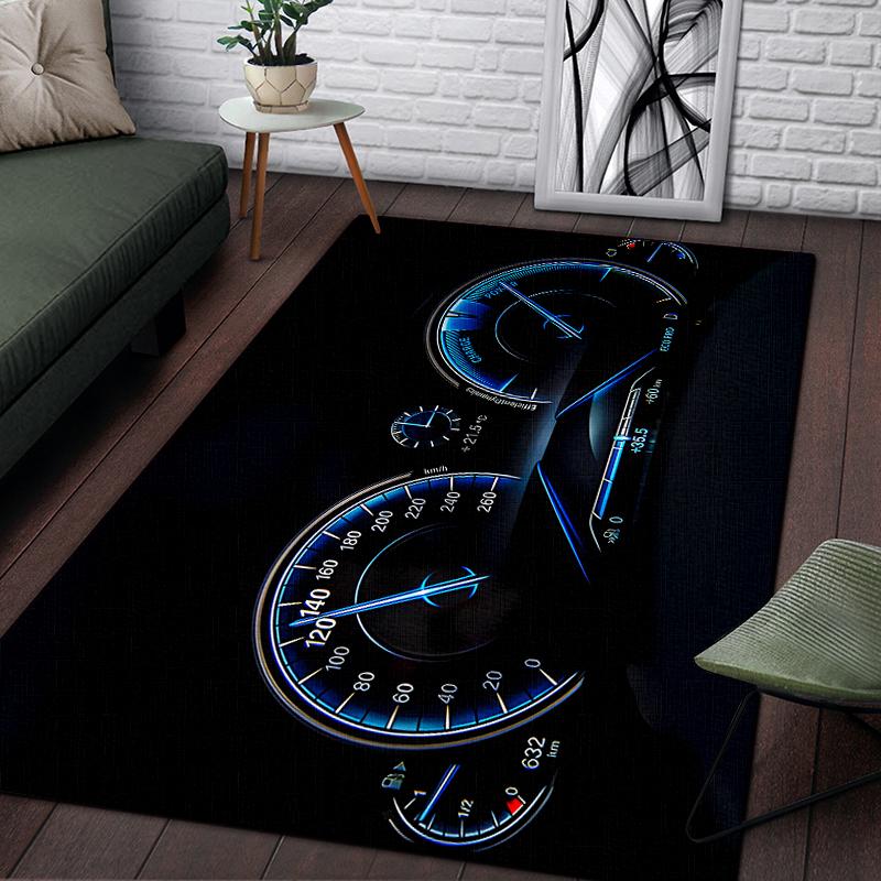 Cheap Racing Dashboard Cool Pattern Decorative Square Rug Modern House ...