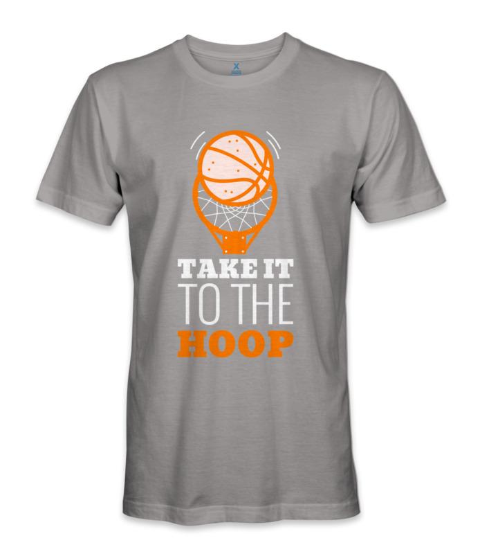 Buy Basketball Sport Take It To The Hoop T Shirt Black Cool T-shirt ...