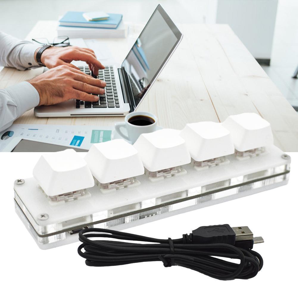 New 5-key Mini Keyboard Copy Paste Custom Shortcut Password Key Key ...