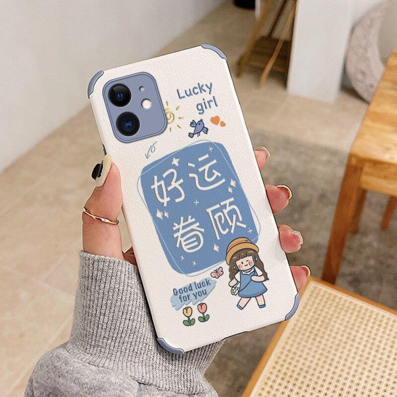 Satın alın Girl Bumper Case For iPhone 12 11 Pro Max Mini Camera Lens ...