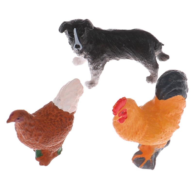 Buy 1Pc Realistic Animal Figurines Simulated Poultry Action Models ...