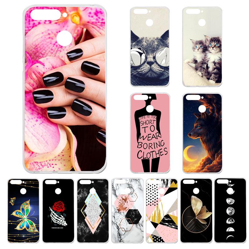 Buy Silicone Painted Cases for Huawei Honor 9A Honor 30s CDY-AN90 Y6p ...