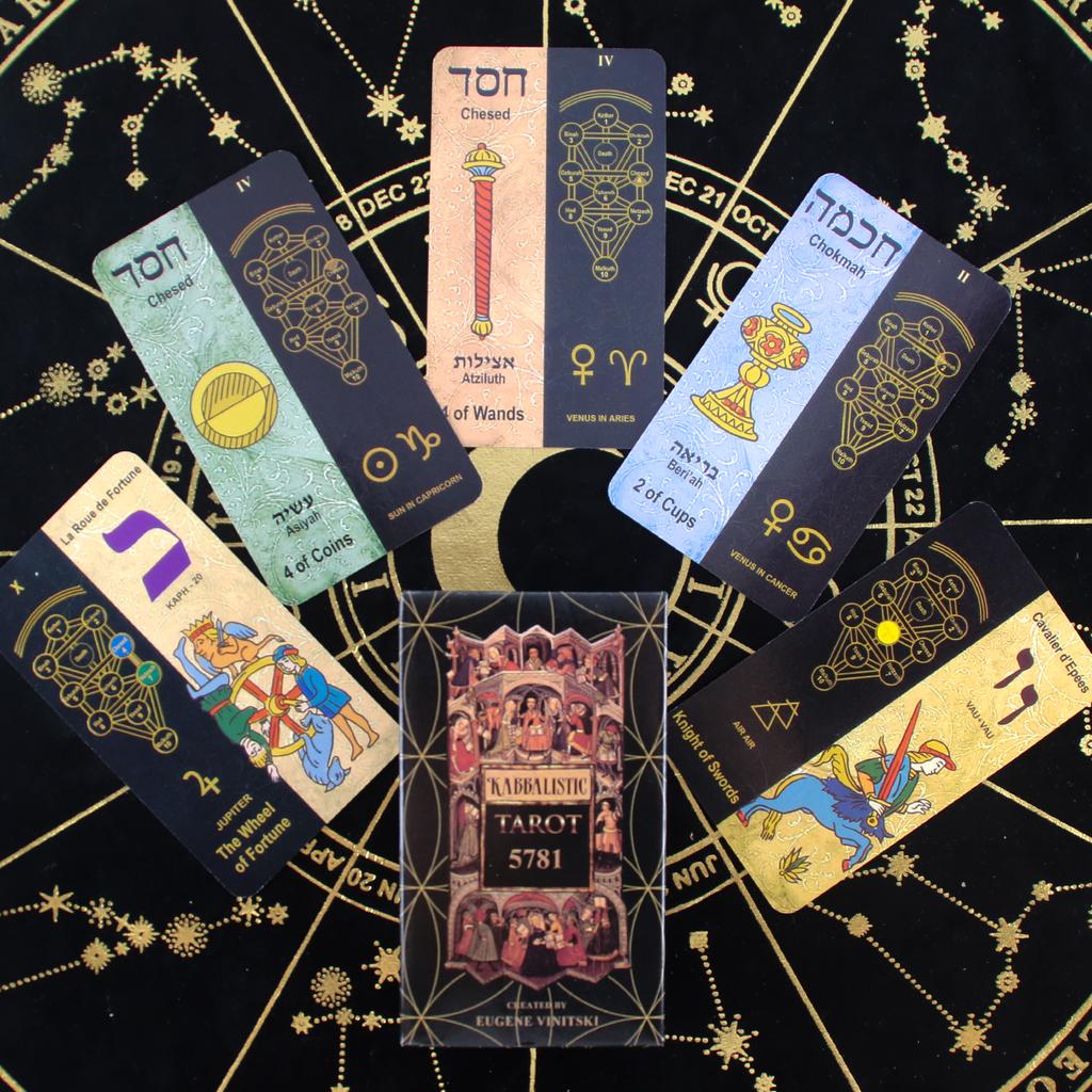 Buy Kabbalistic Tarot 5781 Deck New High Quality Board Games For Fate ...