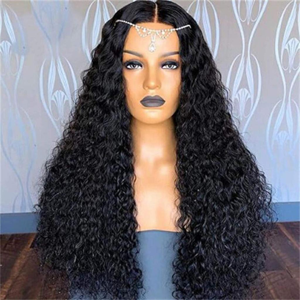 Cheap Peruvian Wigs Curly Hair Women Wig Glueless Lace Front Wavy Hair ...