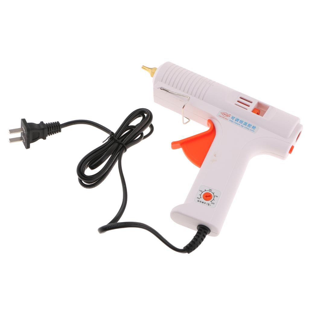 Buy 100W Professional Electric Heating Melt Glue Gun Adjustable ...