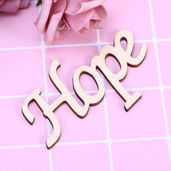 Buy Signage Durable Unique Wood Hope Signage Decor for Decorations Home ...