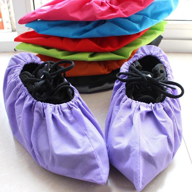 2 Pair Unisex Reusable Shoe Cover Non-slip Shoe Cover Household Thick ...