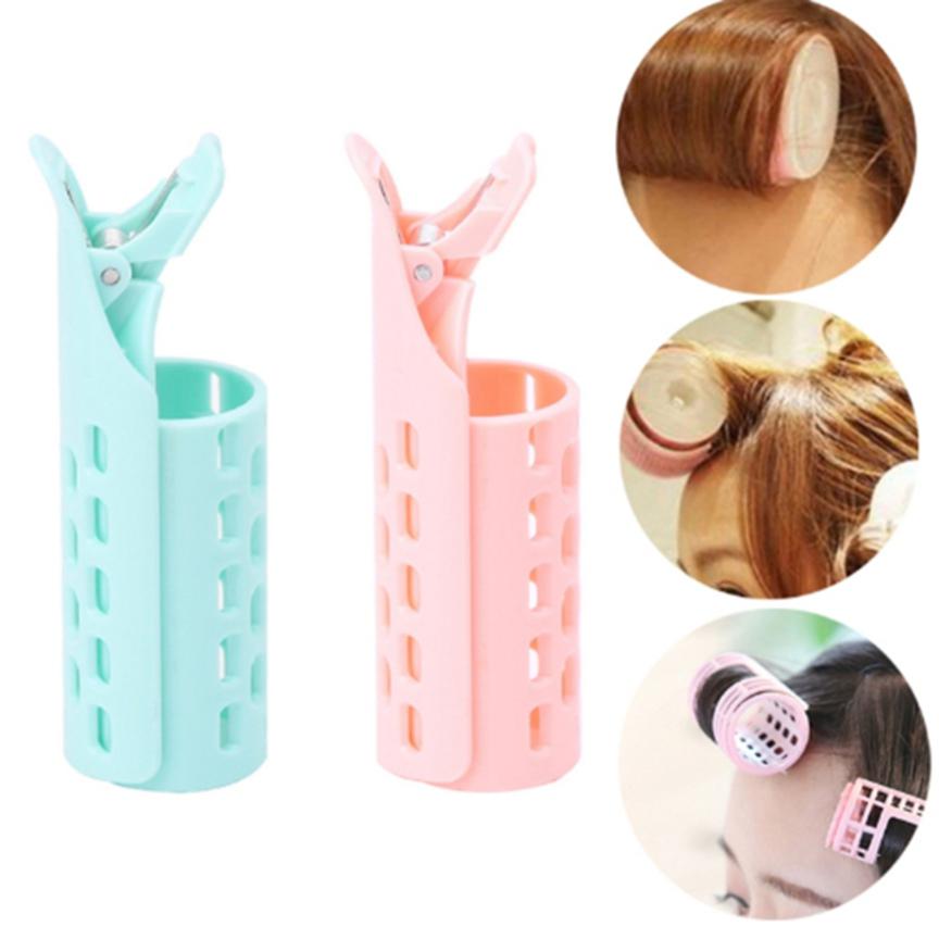 Buy Hair Fringe Clip Bangs Front Curler Roller Holder Pin Salon DIY ...