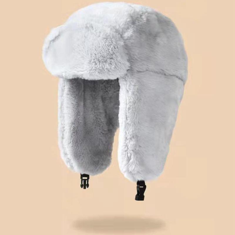 Buy Russian Ushanka Winter Snow Caps Men Women Cotton Thickened ...