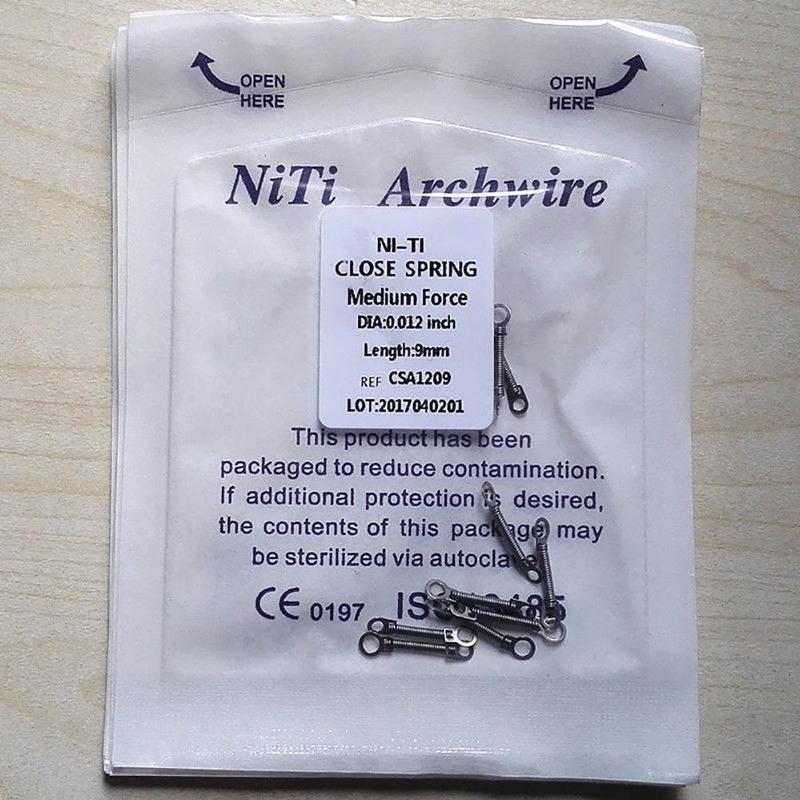 Buy 10 Pcs/pack Dental Orthodontic NiTi Springs Close Coil Dental ...