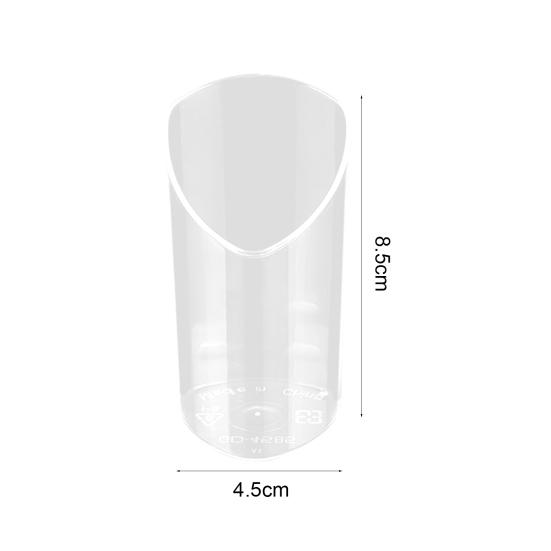 Transparent Mousse Cup PS 10Pcs 80ml Disposable Delicious Dessert Jelly ...