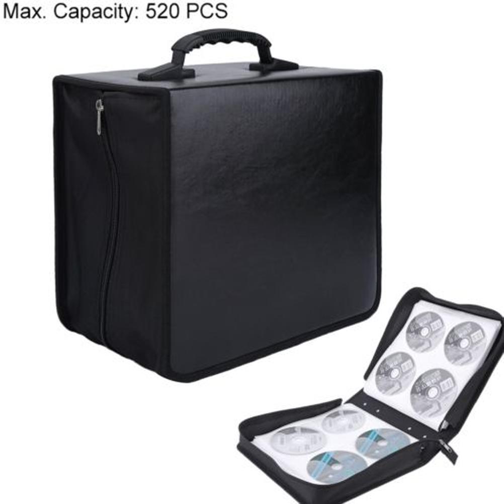 400 Discs Portable CD DVD Wallet Holder Bag Case Album Organizer Media ...