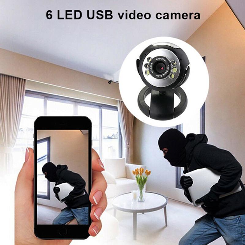 Buy Cdba Computer Pc Usb 2.0 12Mp 6Led Pc Camera Hd Webcam Camera Web ...
