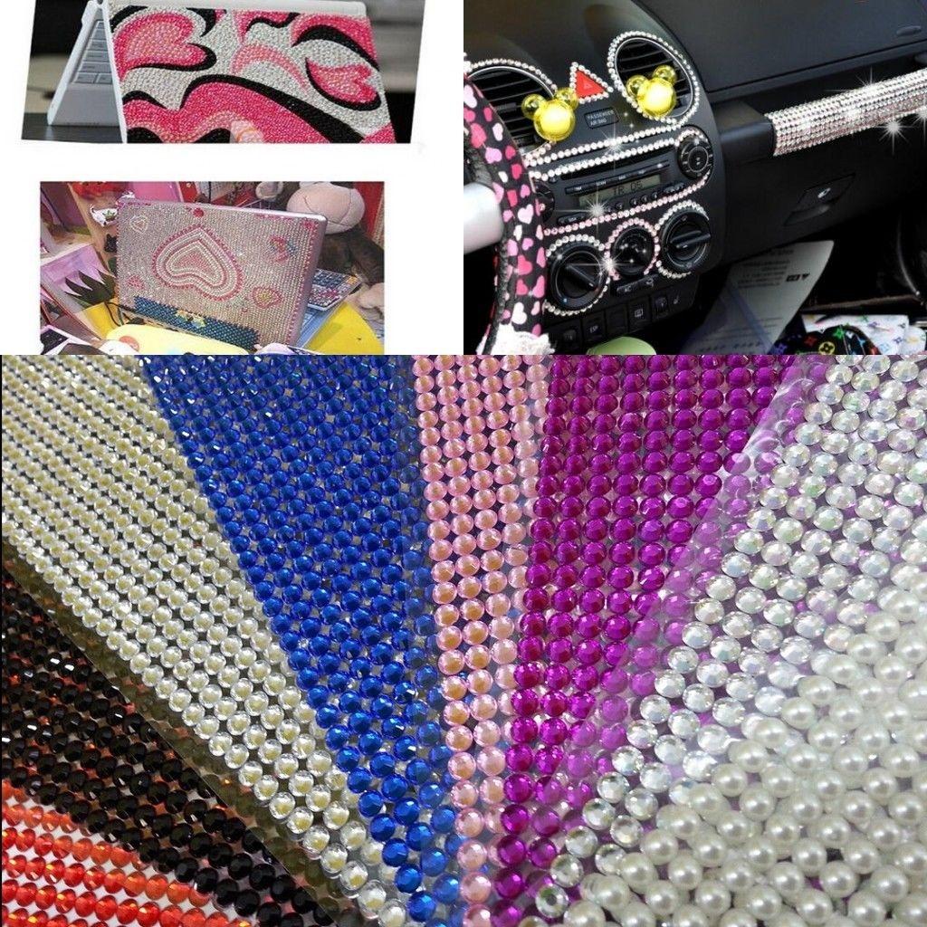 Buy 1000pcs Bulk Sheet Self Adhesive Diamantes Stick On Clear ...