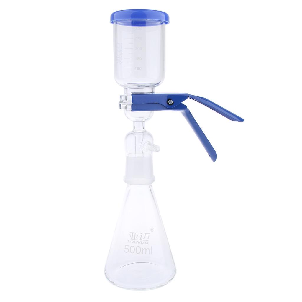 Buy 500ml Filtration Apparatus Vacuum Lab Filtering Unit with Funnel ...
