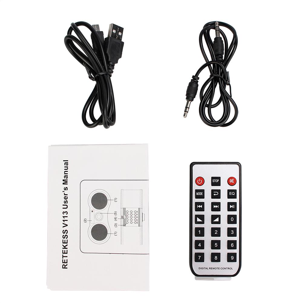 Buy RETEKESS V113 Camouflage Digital Stereo FM Radio USB TF Card ...