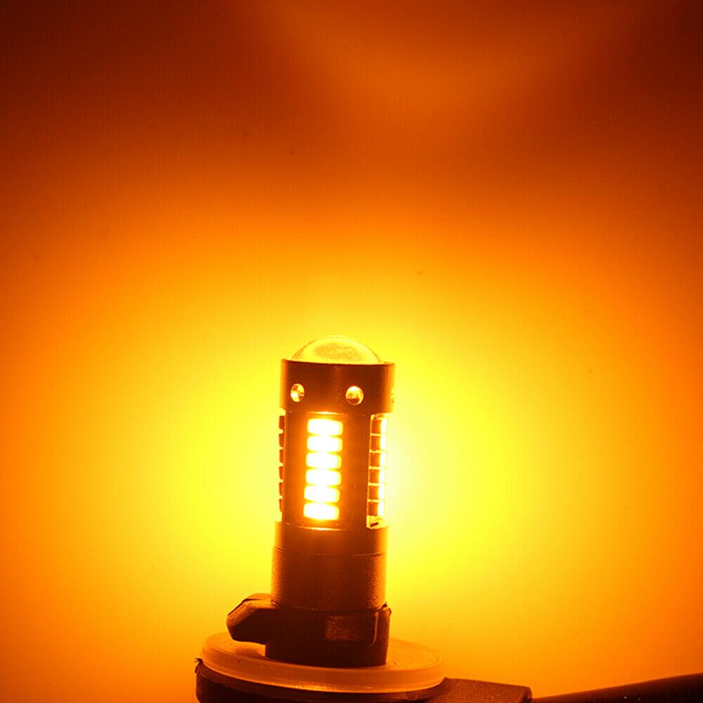 Buy 2X Super Bright Amber H3 30-SMD LED Fog Driving DRL Daytime Running ...