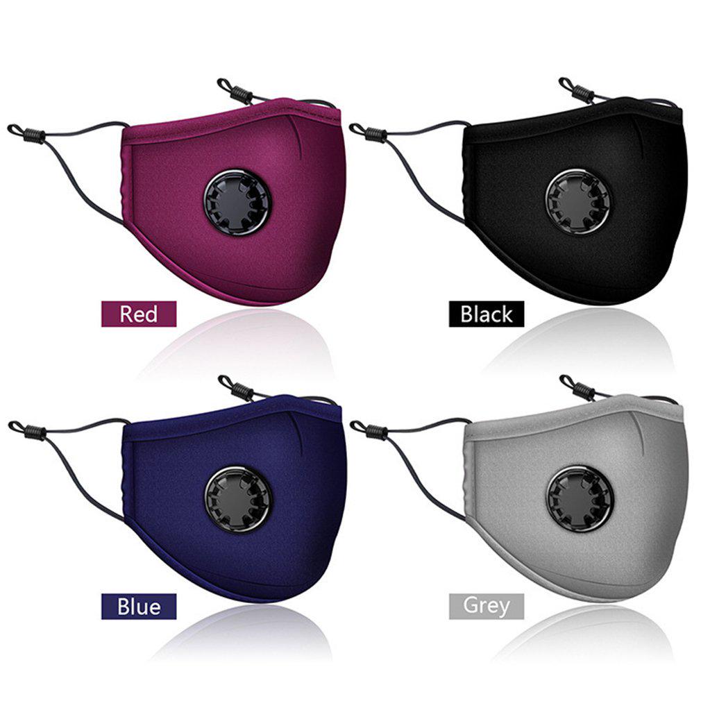 Buy Mask Pm2.5 With Breathing Valve Anti-Fog And Dust-Proof Cotton ...