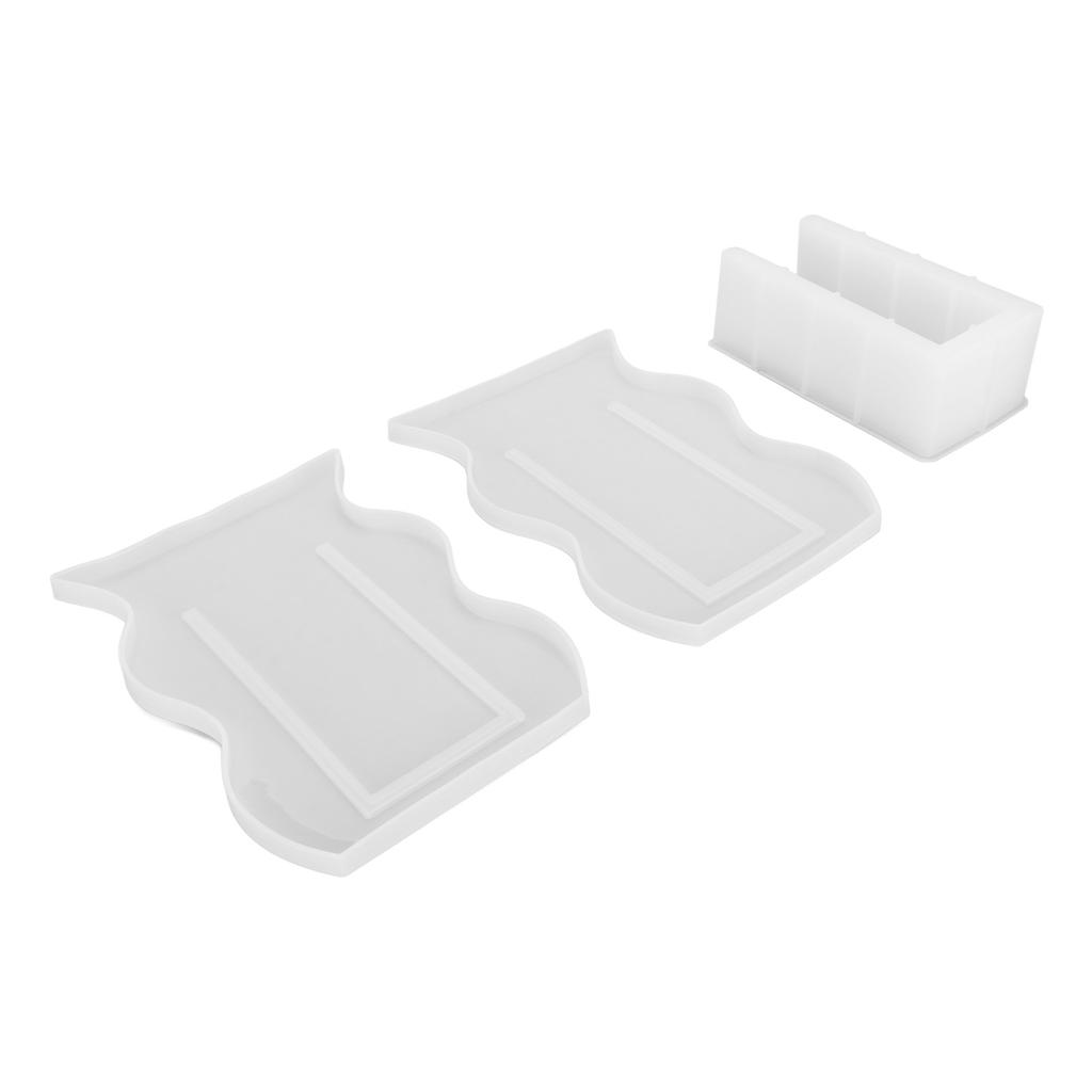 Cheap Vase Resin Casting Mold Silicone Reusable DIY Wave Shape Soft ...