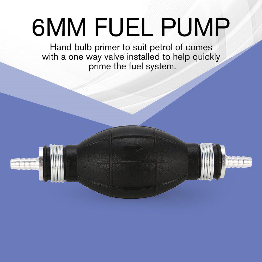 Buy KC 6mm Fuel Pump Line Hand Water Liquid Primer Bulb Gas Petrol Car ...