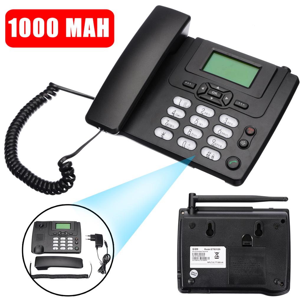 Buy Pdtoweb Wireless GSM Desk Phone SIM Card TNC Antenna Interface ...