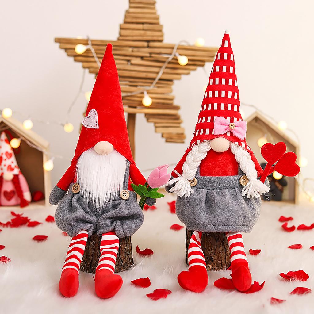 Buy Love Faceless Doll Rudolph, Dwarf Window Decorations, Holiday Gifts ...