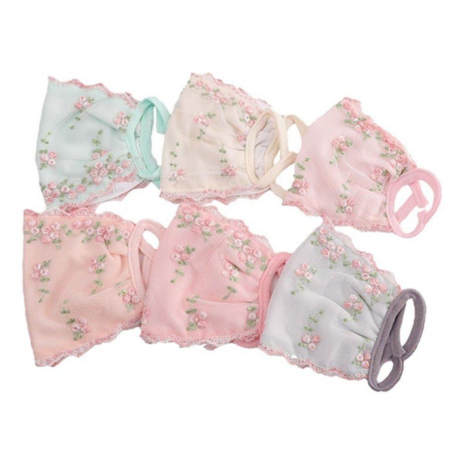 Buy ICOCO ShoppingSmile Ladies Fashion Thin Lace Sunscreen Mask Three ...