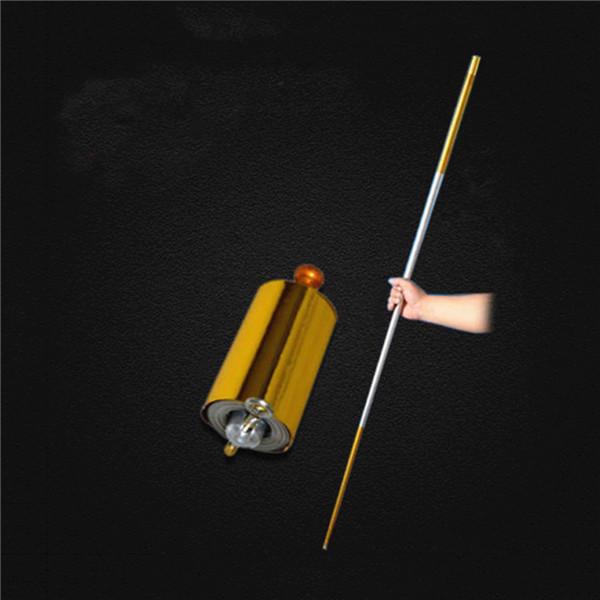 Buy 150cm Appearing Cane Silver Cudgel Metal Magic Tricks for ...