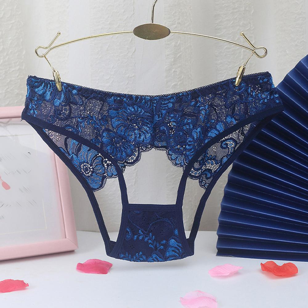 Buy Women Sexy Briefs Lace Stretchy Knickers Ladies Floral Embroidery ...