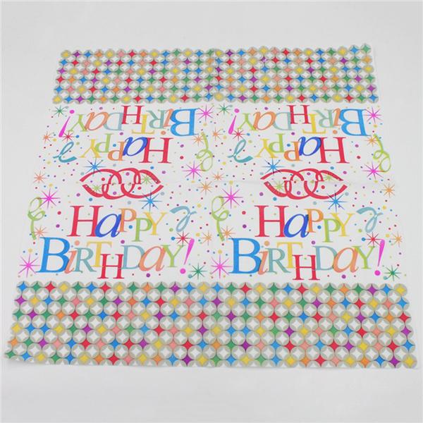 Buy 20Pcs HAPPY BIRTHDAY Napkin Printed Paper Napkins Party Decorations ...
