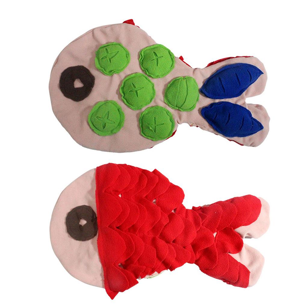 Buy Pet Snuffle Mat Dog Slow Feeder Mat Cat Fish Shaped Foraging Toy at ...