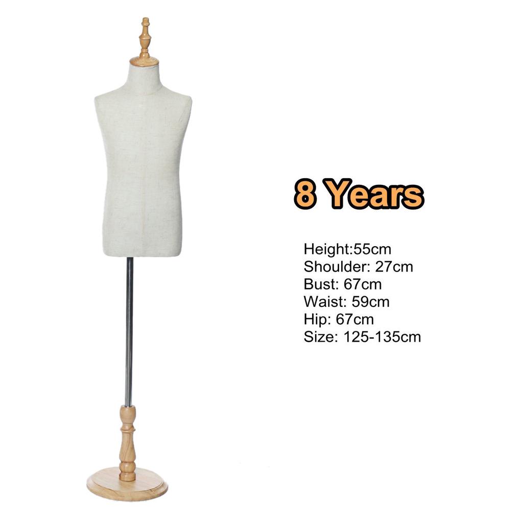 Dress Form Kids Cloth Mannequin Upper Body Torso Dressmaker Stand ...