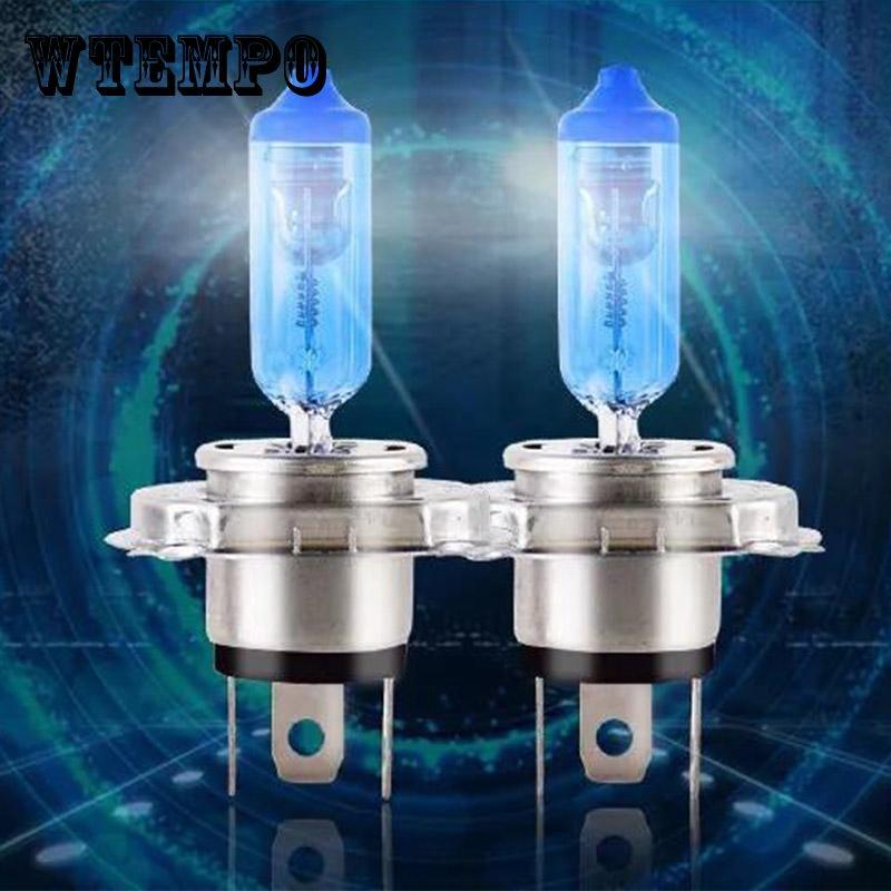 2pcs Super Bright White Light Car Bulb Headlight Hernia Halogen 12V100W ...
