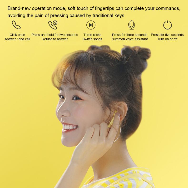 Buy InPods Candy Mini Frosted Macaron Single Wireless Bluetooth Headset ...