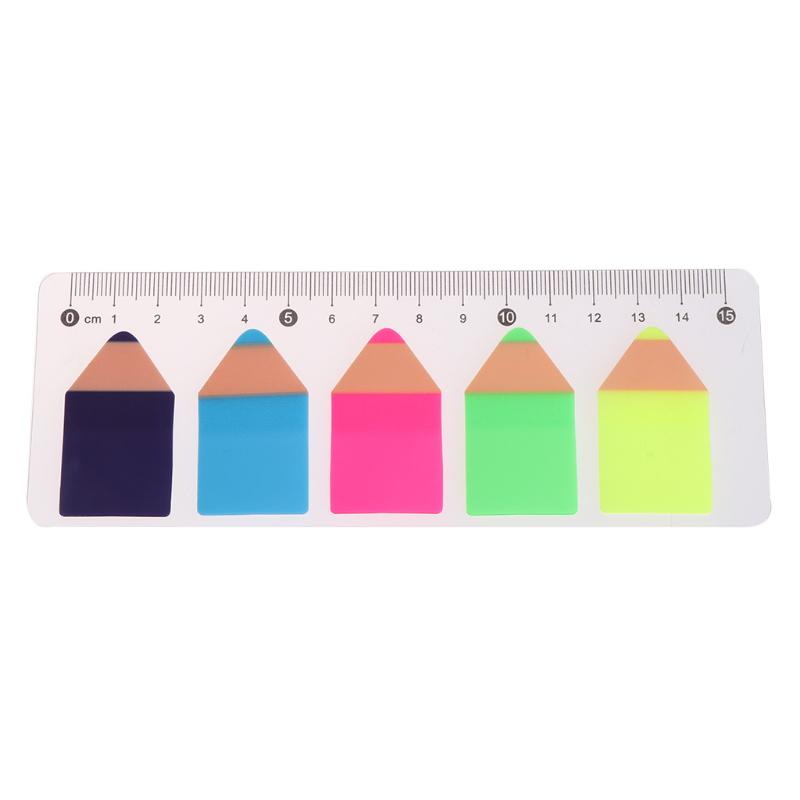 Buy Fluorescent Clear Sticker Memo Flags Post It Bookmark Index Pad Tab ...