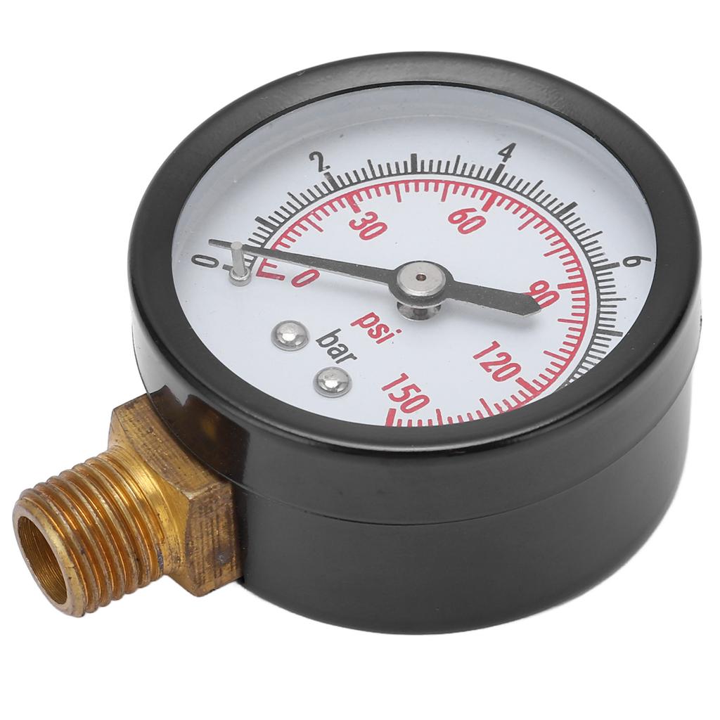 Cheap Pressure Gauge Vertical Pressure Meter Liquid Monitoring Measurement 0‑10 Bar 0‑150 Psi G1 ...