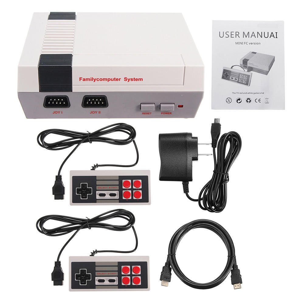 Retro Classic Game Consoles Built-in 600 Childhood Dual Control uygun ...