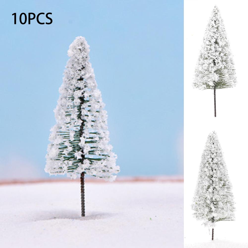 Buy Model Trees, Mixed White High 10/7.4 CM Pack 10 - Railway ...