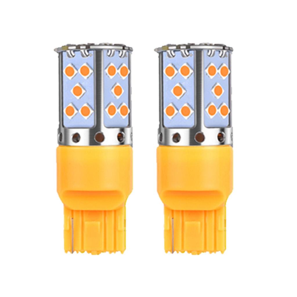 Buy 2X Error Free No Hyper Flash Amber Bau15s 7507 PY21W Light Turn ...