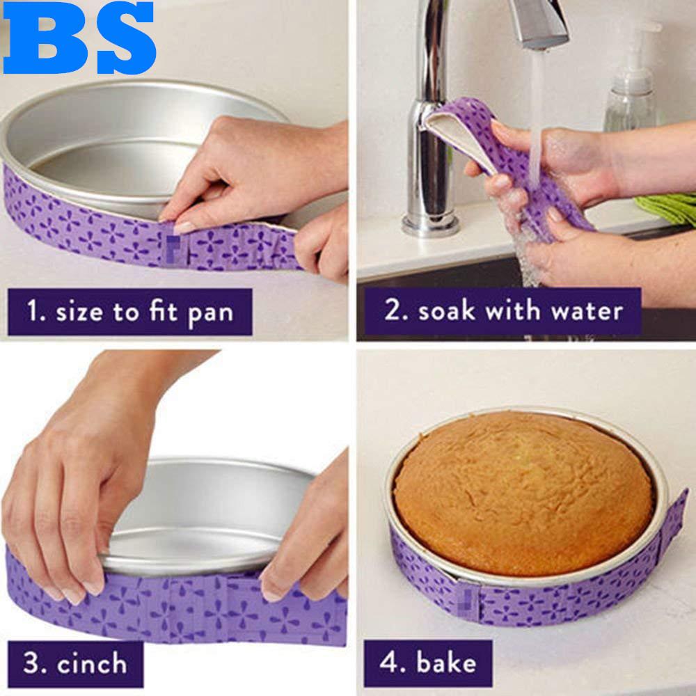 Buy Nice Cake Pan Strips Bake Even Strip Belt Bake Even Moist Level ...