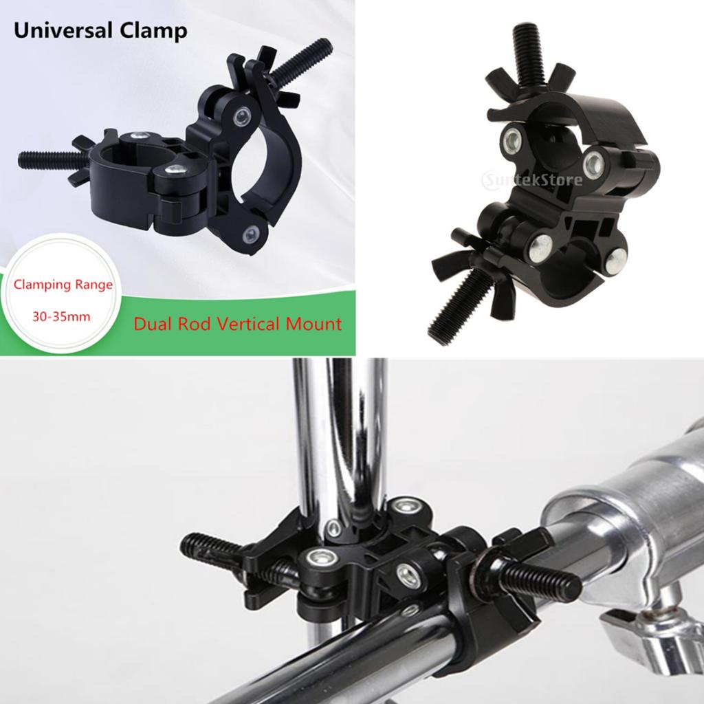 Buy Universal Rail Clamp Mount Dual Rod 90 Degree Right Angle Adapter ...