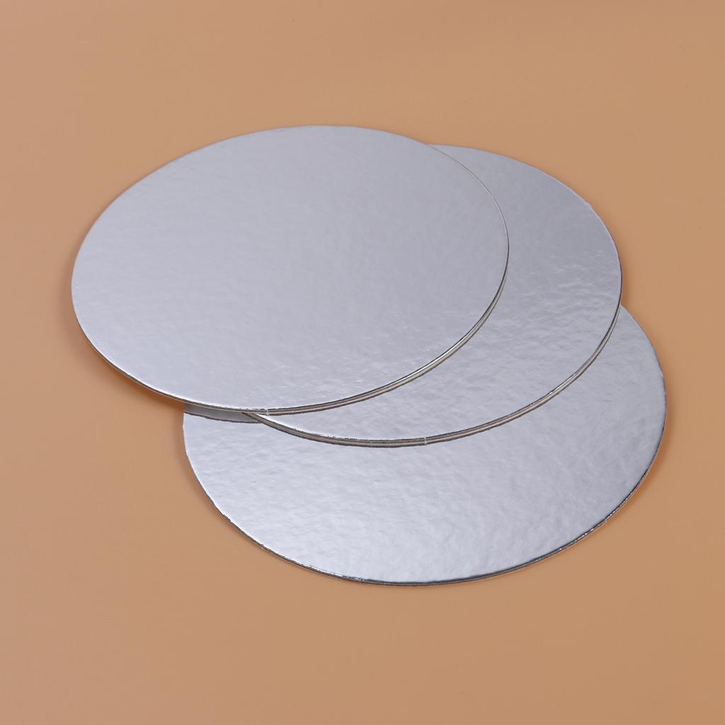 Buy 3pcs Cake Pads Non-toxic Cardboard Round Circle Disposable Cake ...